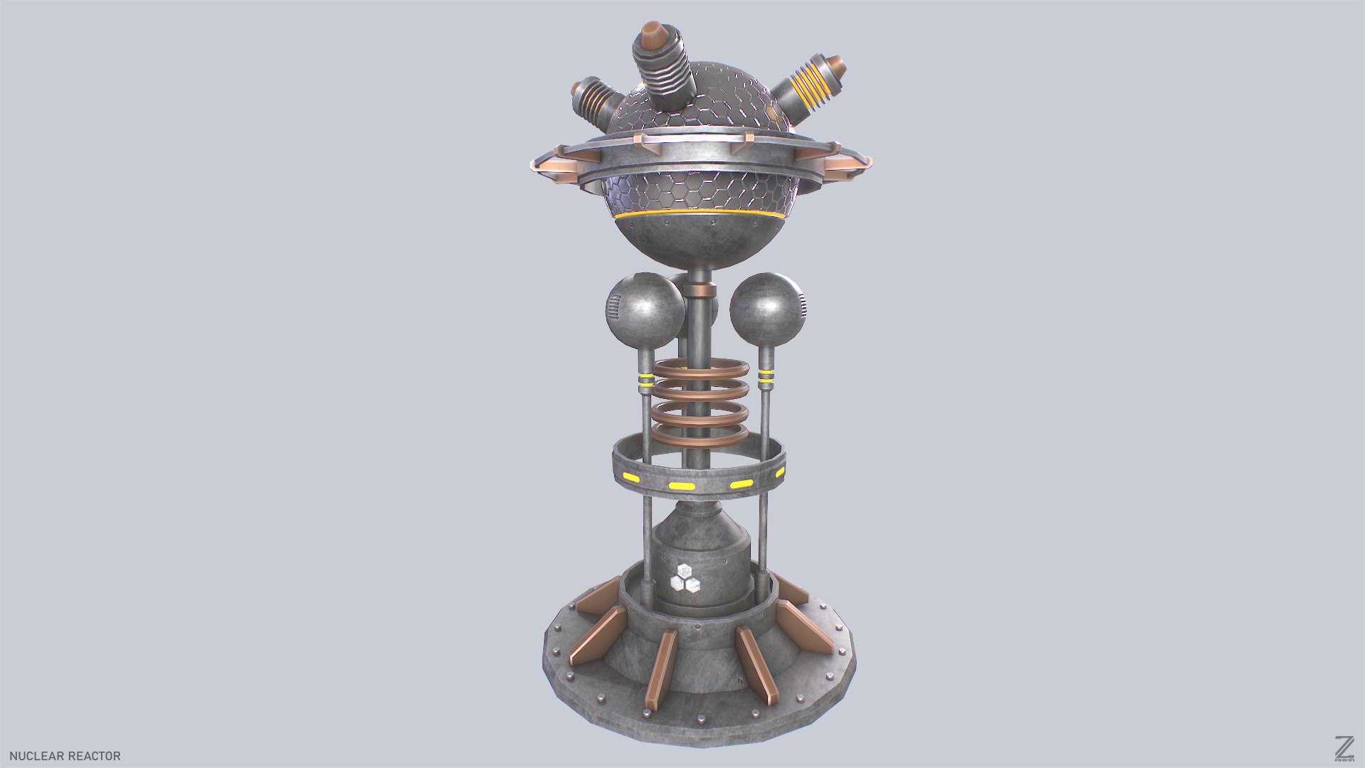 3D Model Nuclear Reactor - TurboSquid 2425172