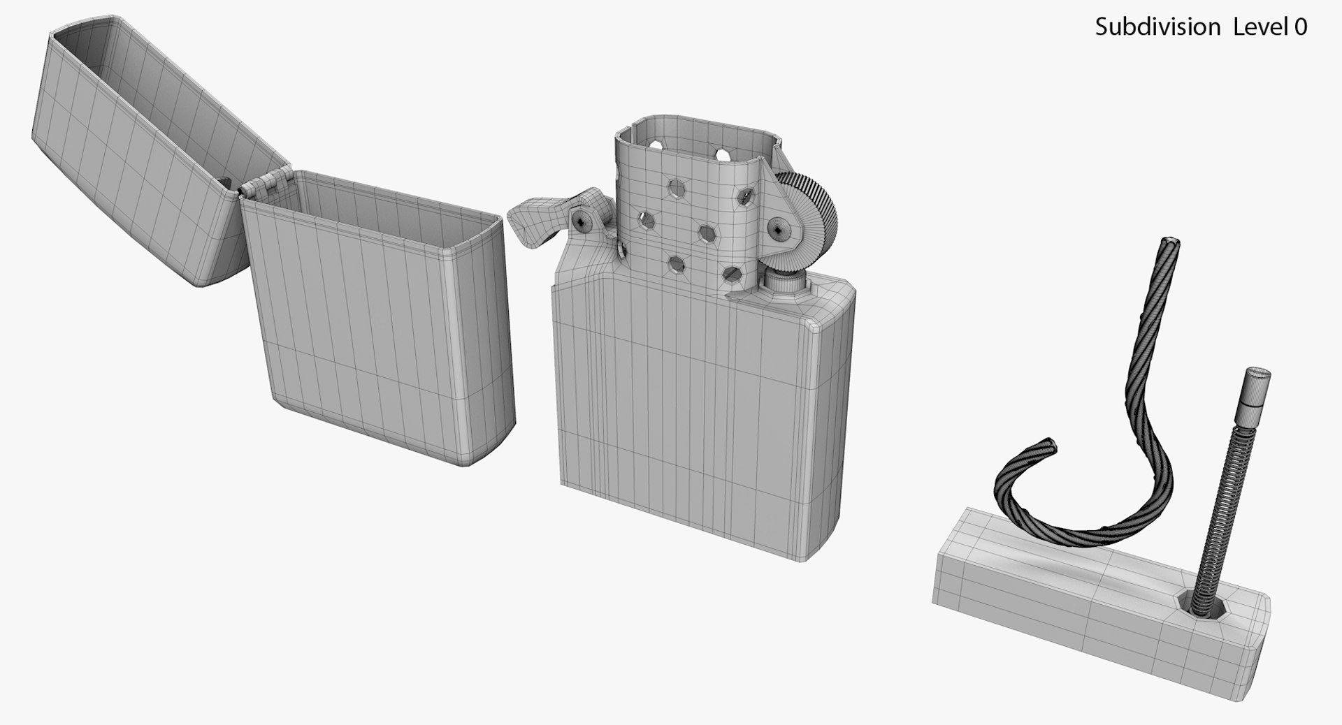 3D zippo lighter model - TurboSquid 1213067