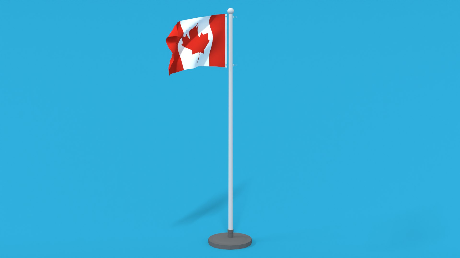 3D Low Poly Seamless Animated Canada Flag - TurboSquid 1782984