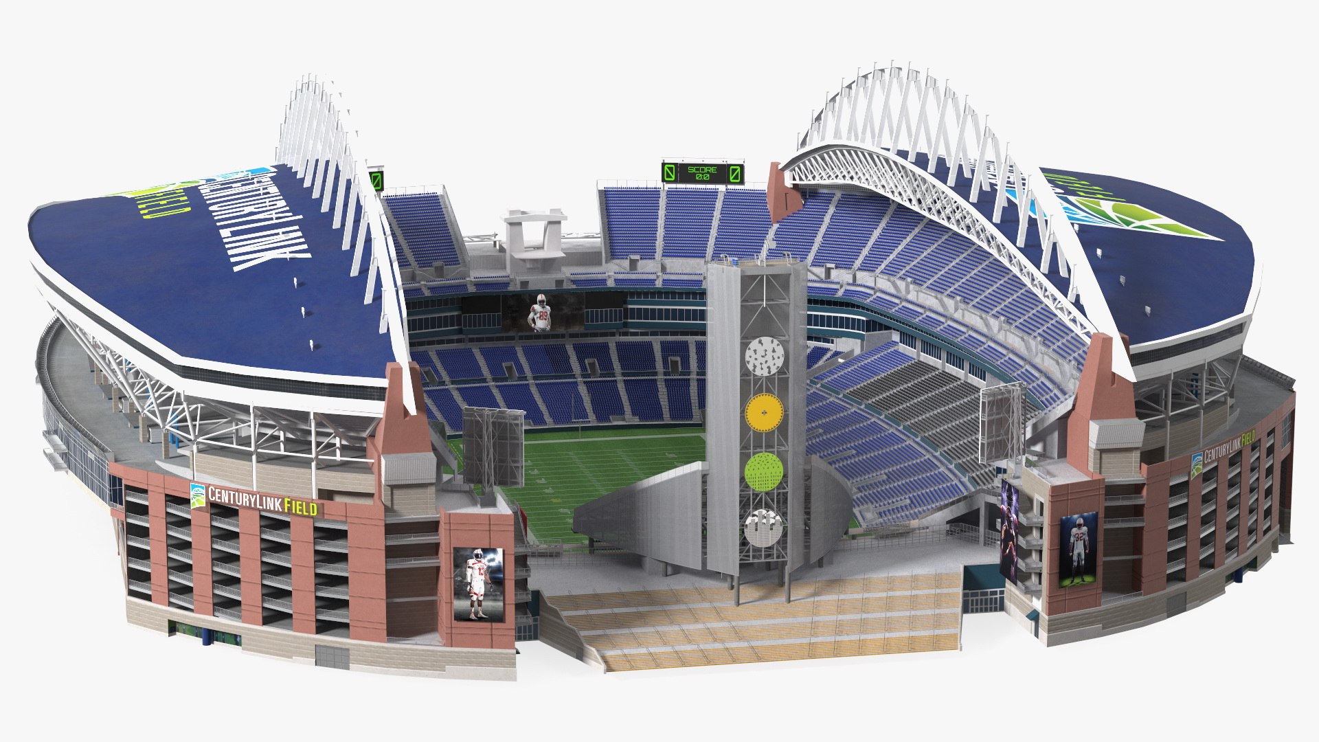 3D Lumen Field Multi Purpose Stadium - TurboSquid 1790687