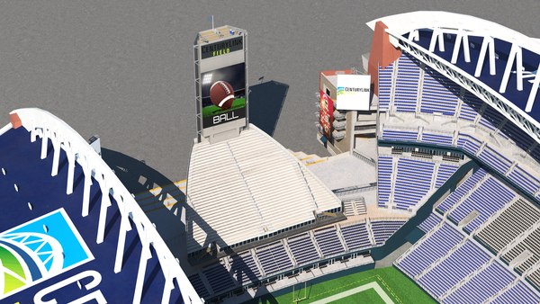 3D Lumen Field Multi Purpose Stadium - TurboSquid 1790687
