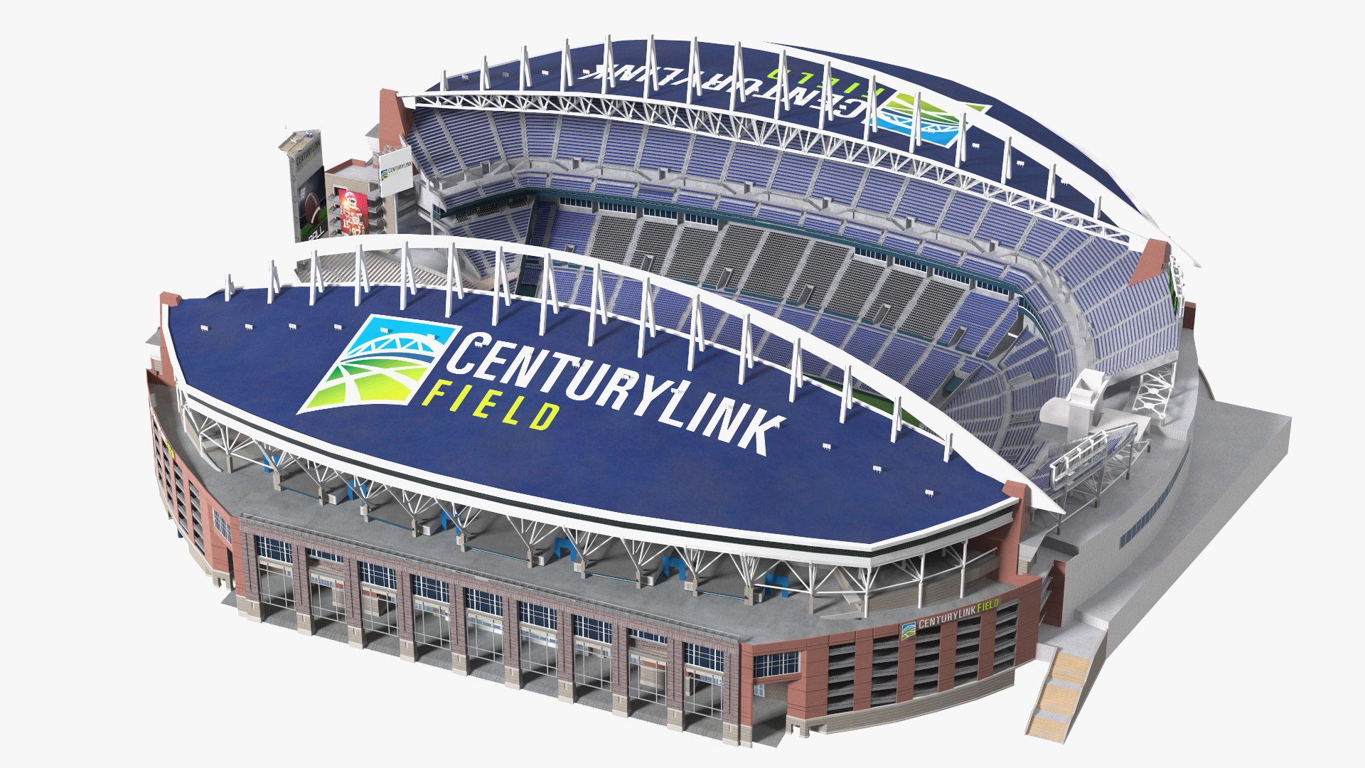 3D Lumen Field Multi Purpose Stadium - TurboSquid 1790687