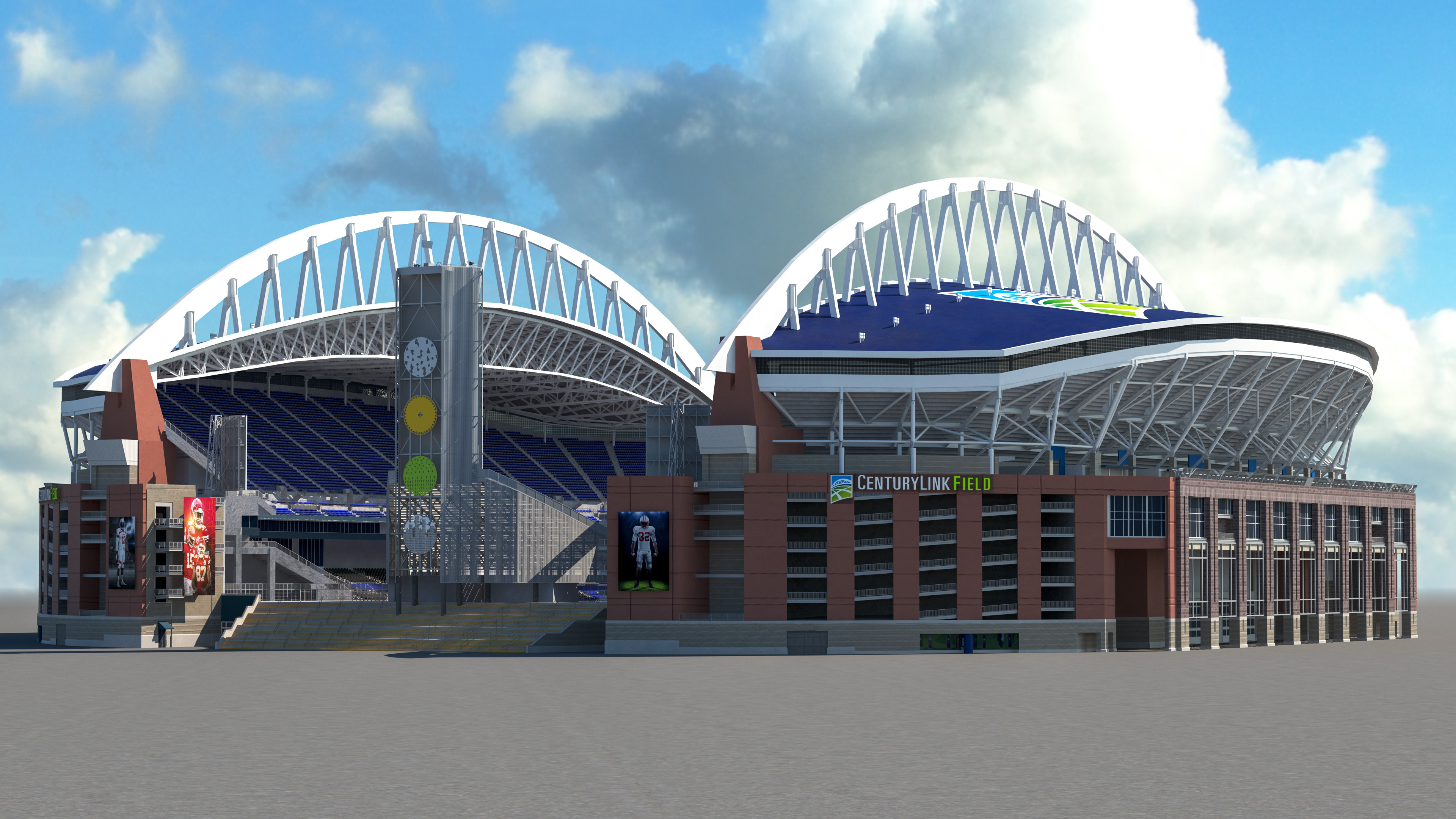 modelo 3d Estadio multiusos Lumen Field - TurboSquid 1790687