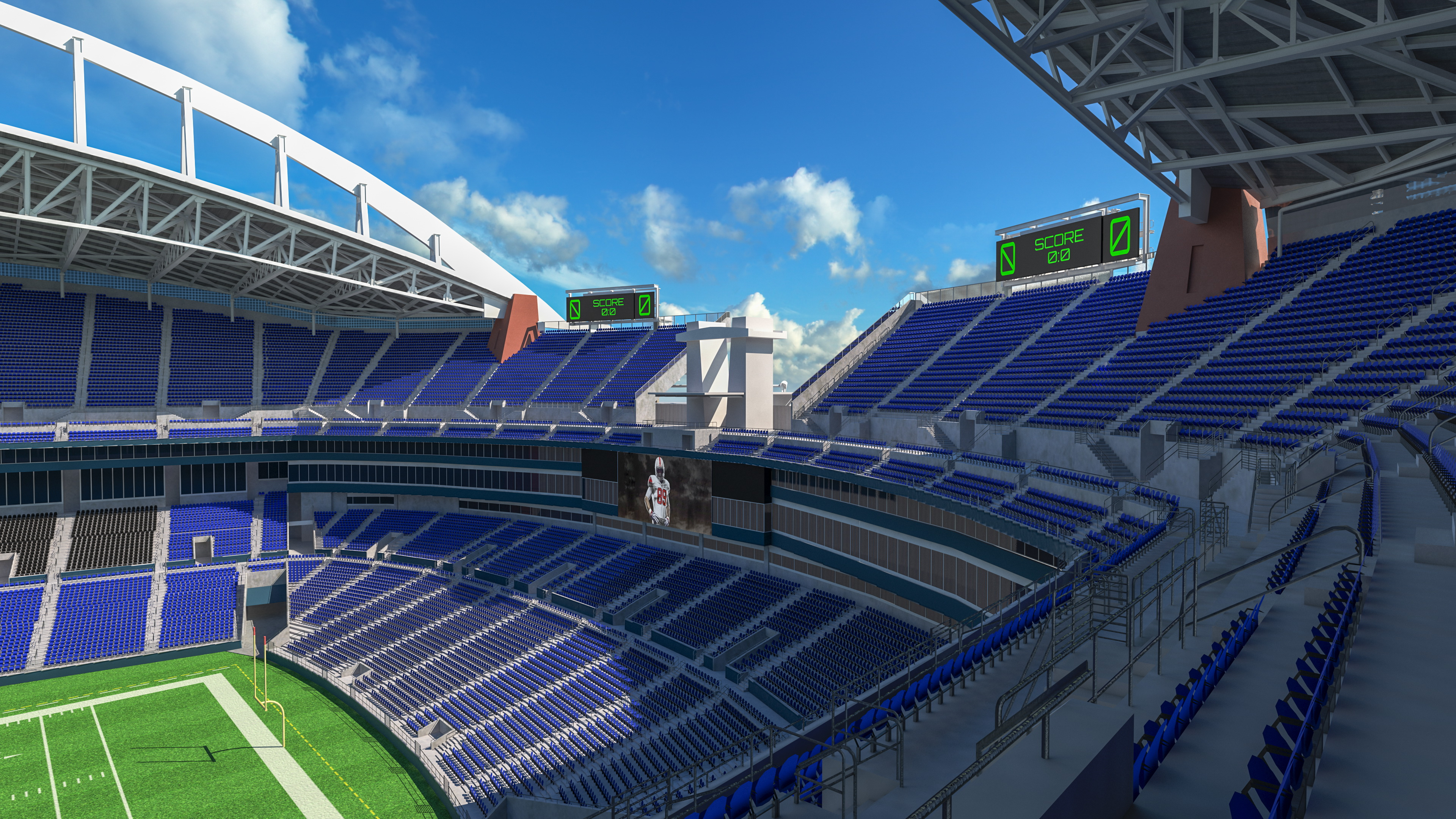 modelo 3d Estadio multiusos Lumen Field - TurboSquid 1790687