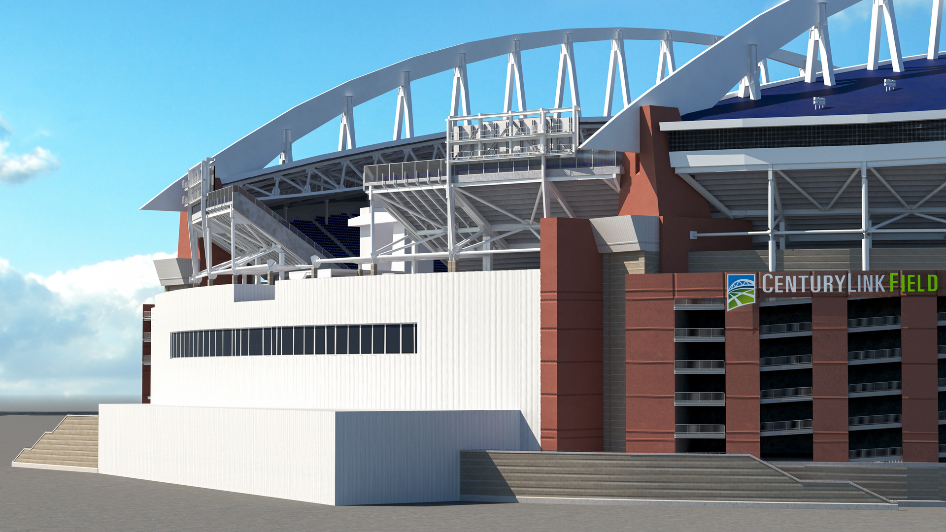 modelo 3d Estadio multiusos Lumen Field - TurboSquid 1790687