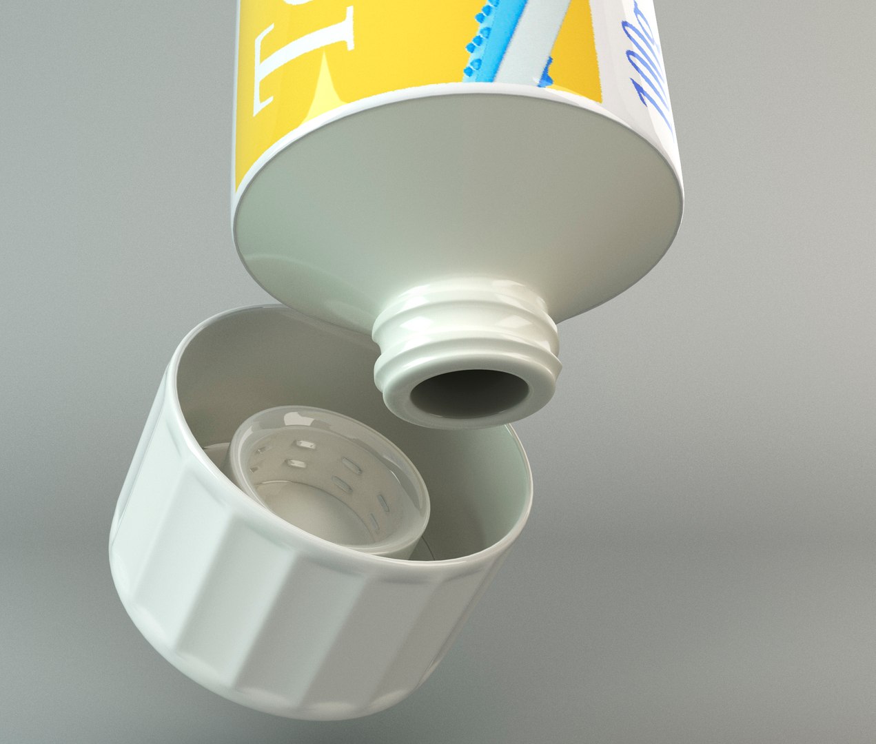 3D Tube Toothpaste Model - TurboSquid 1692765