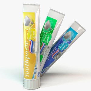 3D Toothpaste Models - Browse & Download Formats - TurboSquid