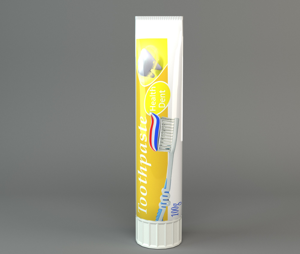 3D Tube Toothpaste Model - TurboSquid 1692765