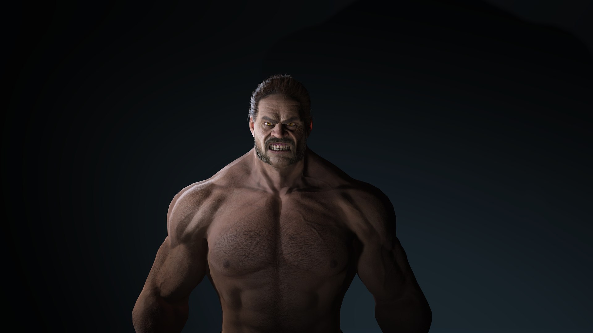 3D Strong Male - TurboSquid 2017125