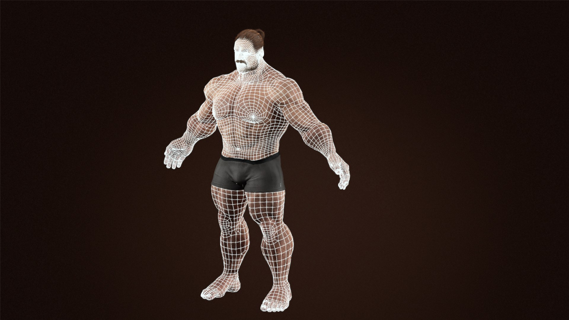 3D Strong Male - TurboSquid 2017125