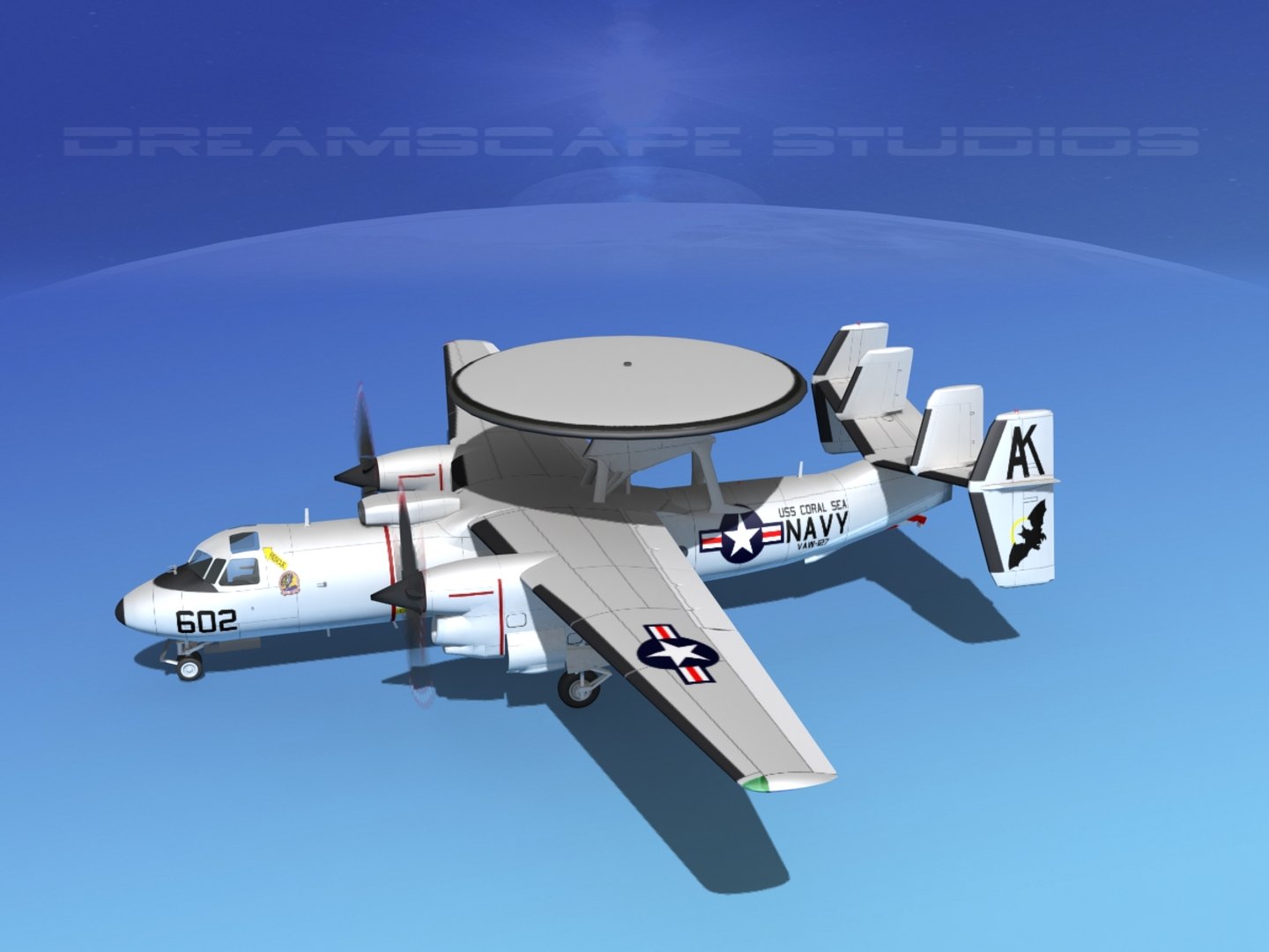 3d Grumman E-2c Hawkeye
