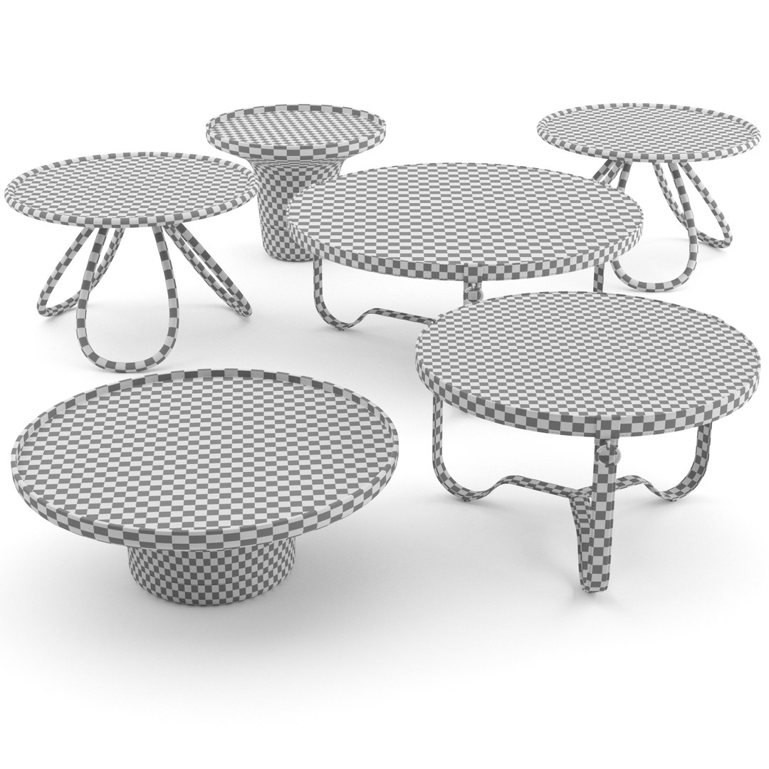 3D Poller Coffee Table - TurboSquid 1451342