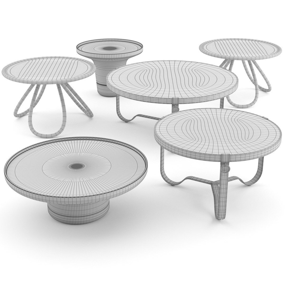 3D Poller Coffee Table - TurboSquid 1451342