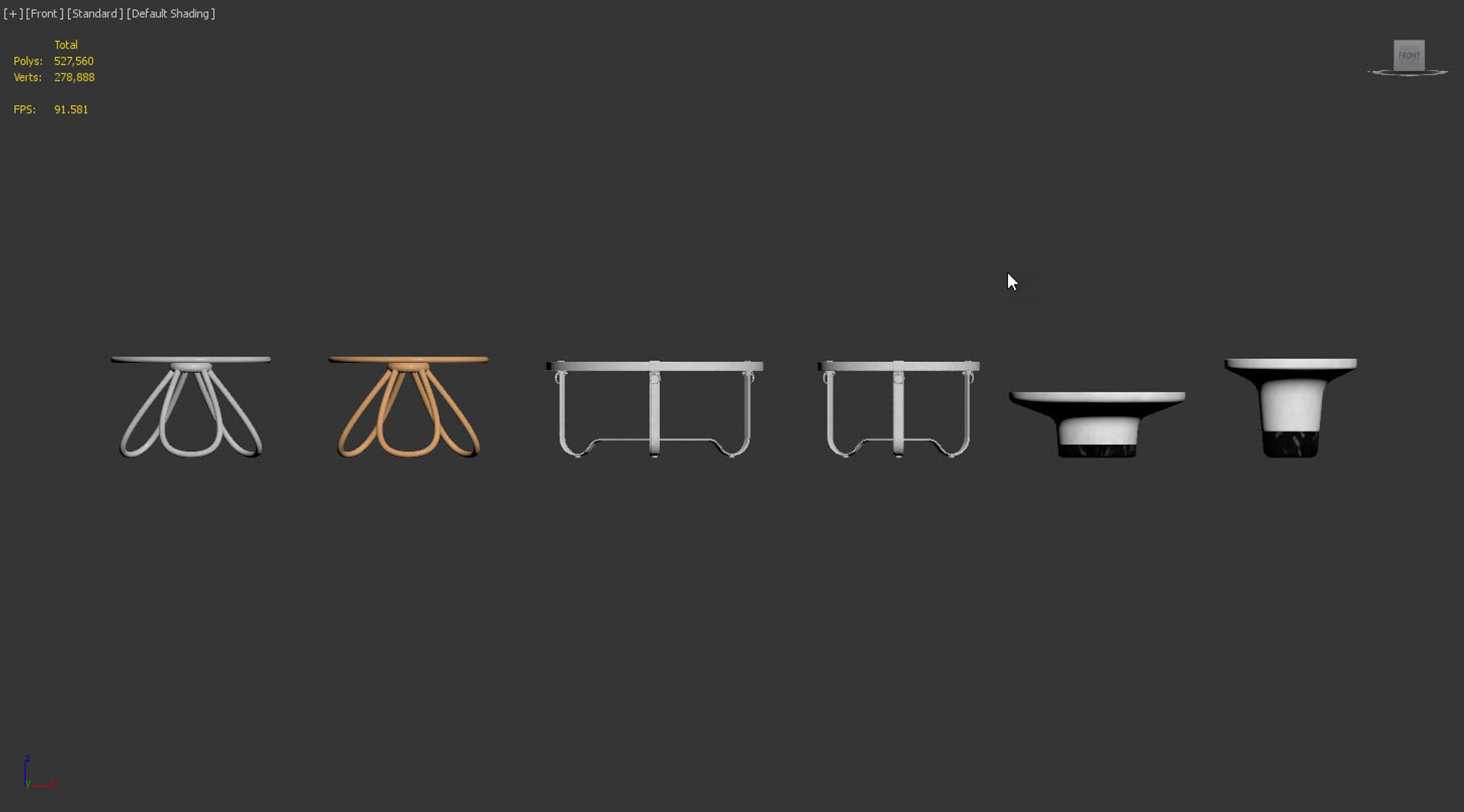 3D Poller Coffee Table - TurboSquid 1451342