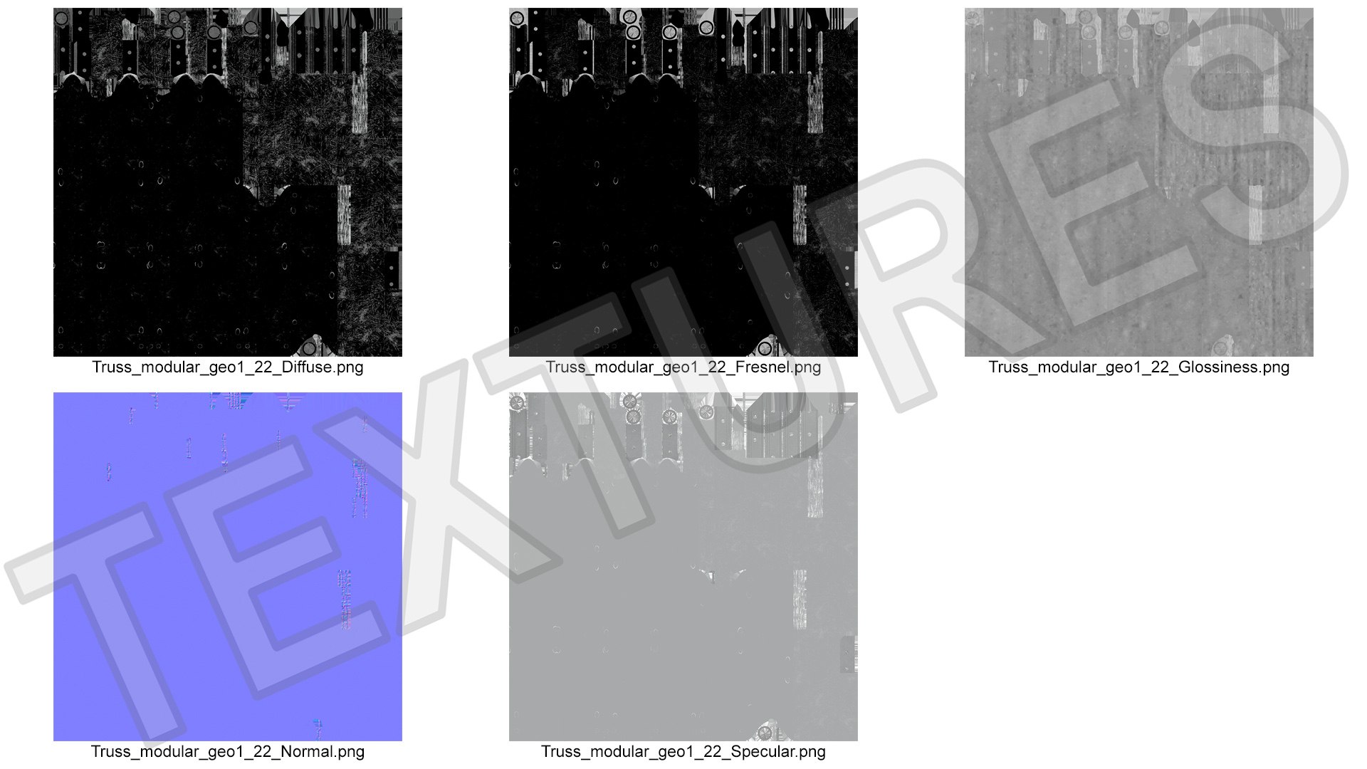 Architecture Truss Modular Large Model - TurboSquid 2270101