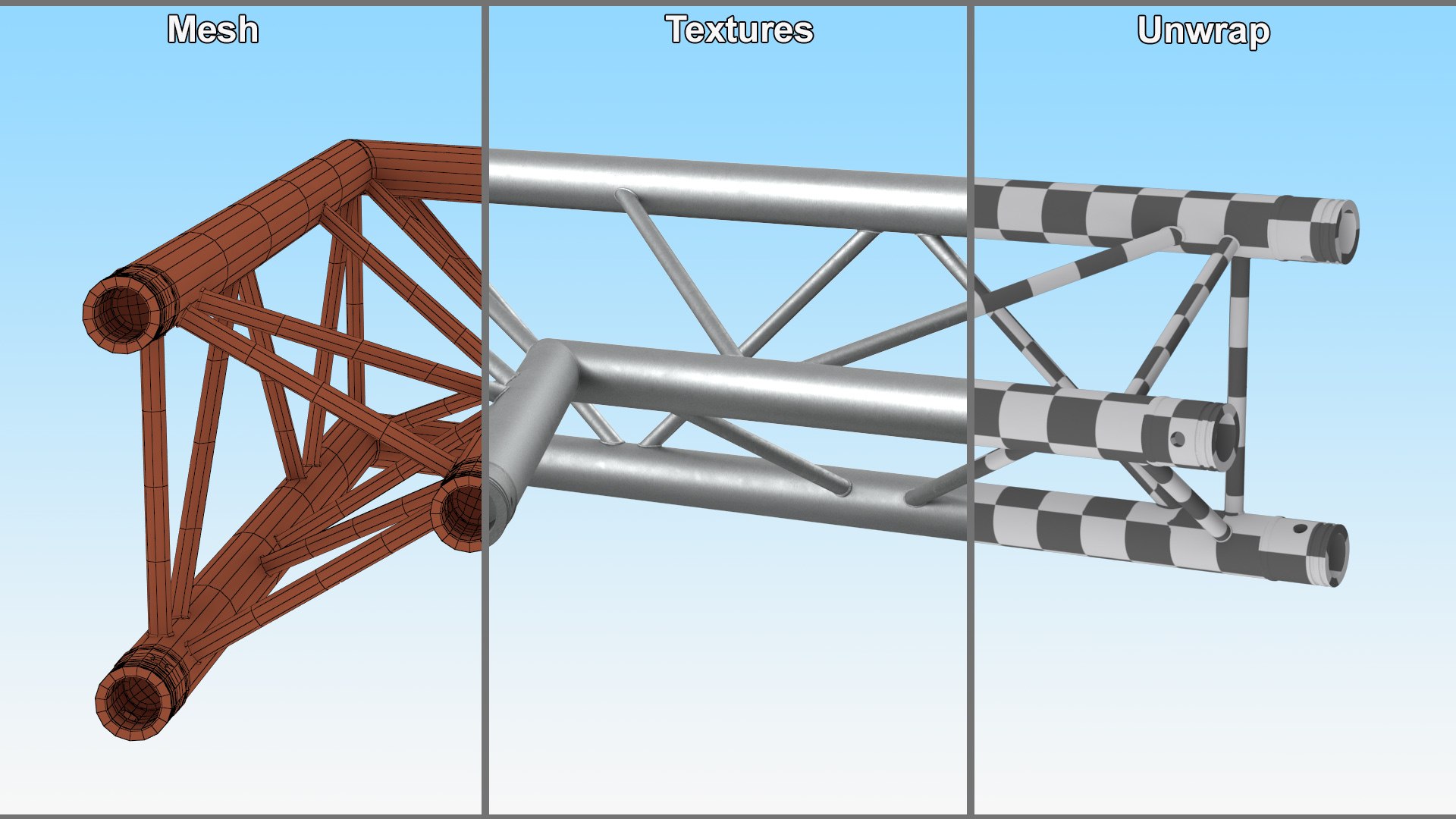 Architecture Truss Modular Large Model - TurboSquid 2270101