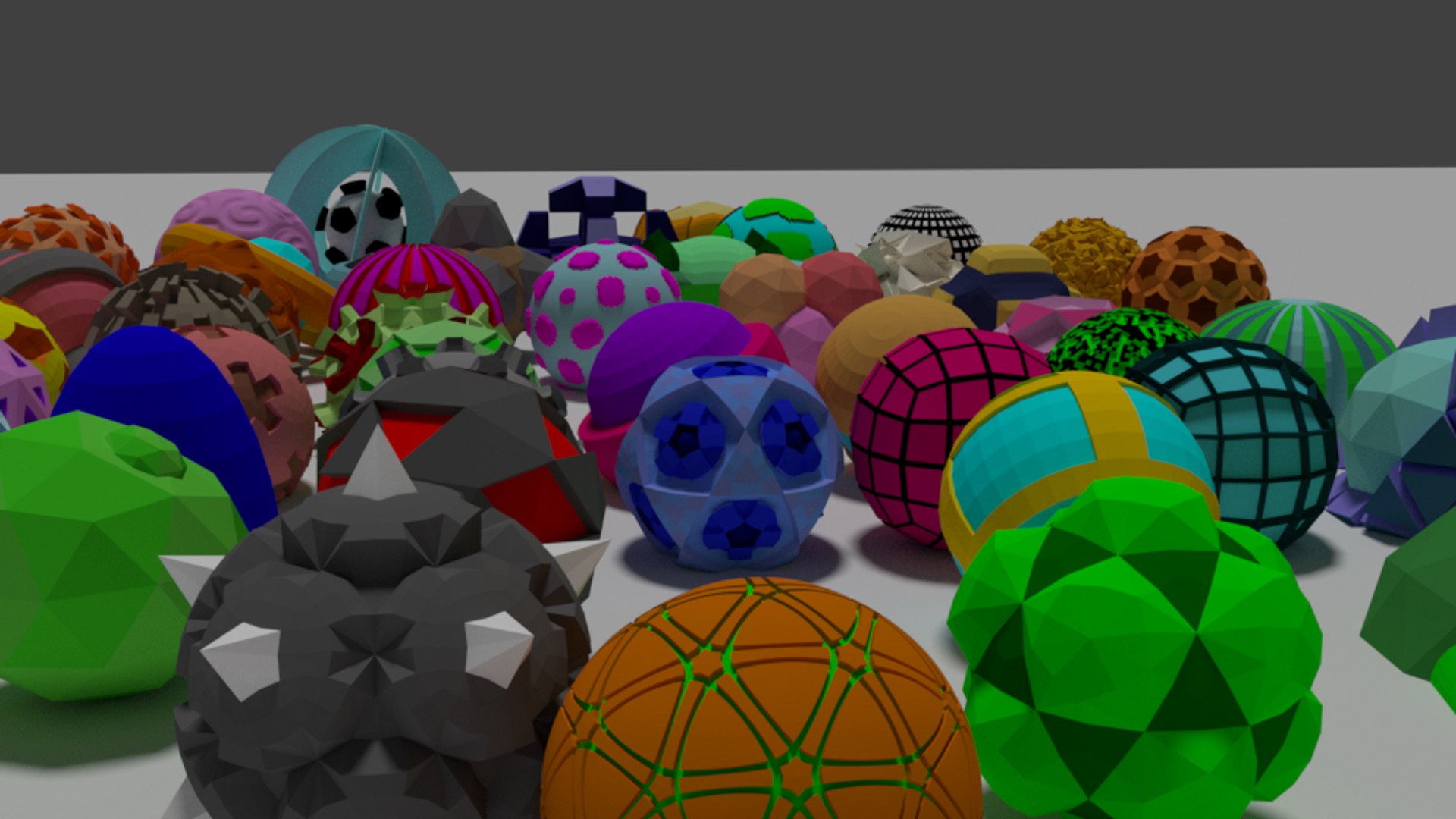 Pack 50 Balls 3ds