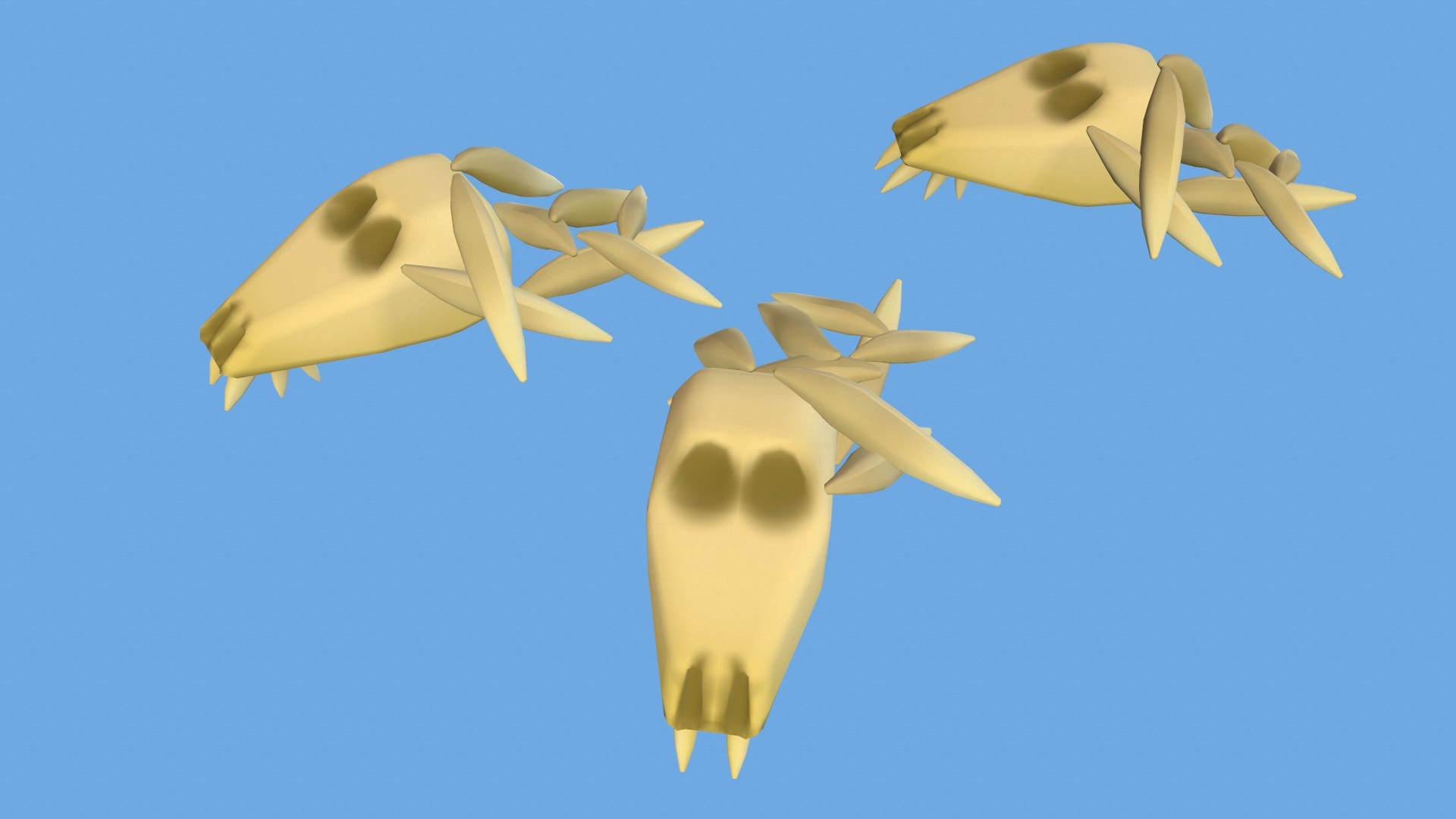 3D Bone Weapon Low Poly Toon Style Model - TurboSquid 1924640