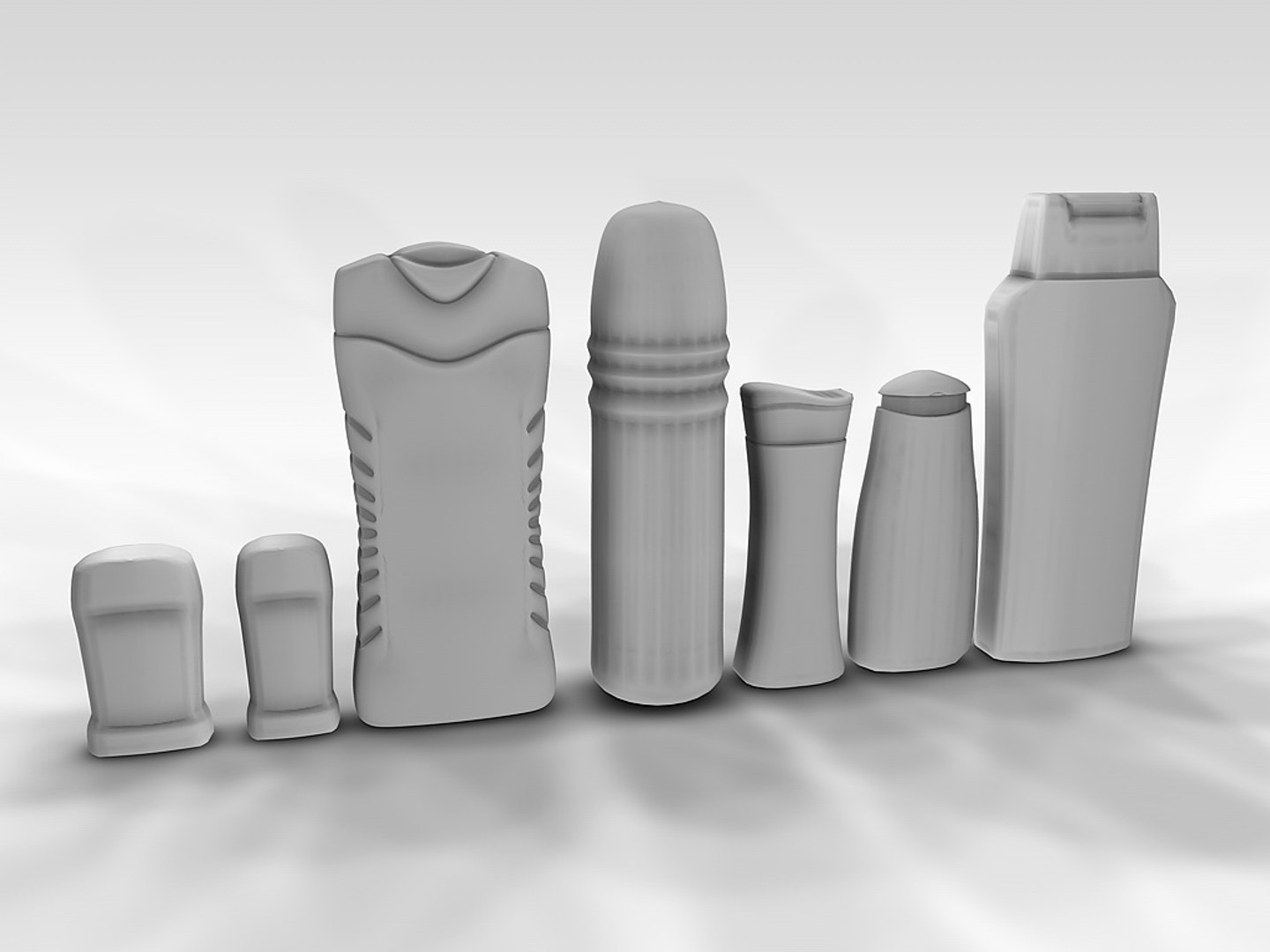 3d Shampoo P Model
