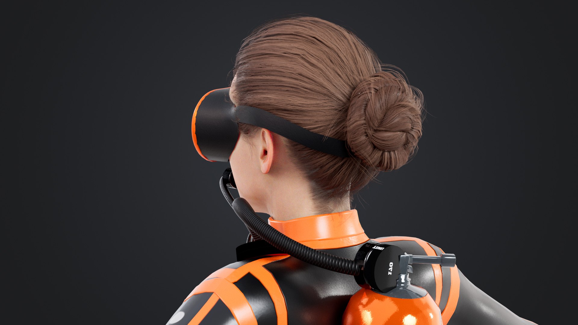 3D Scuba Diver Diving Suit - TurboSquid 2316700