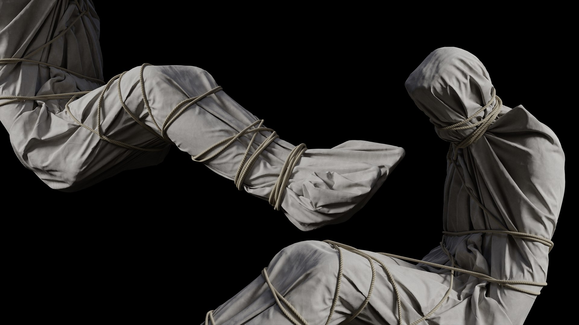 3D Covered Corpse 10 Low-Poly - TurboSquid 2382115