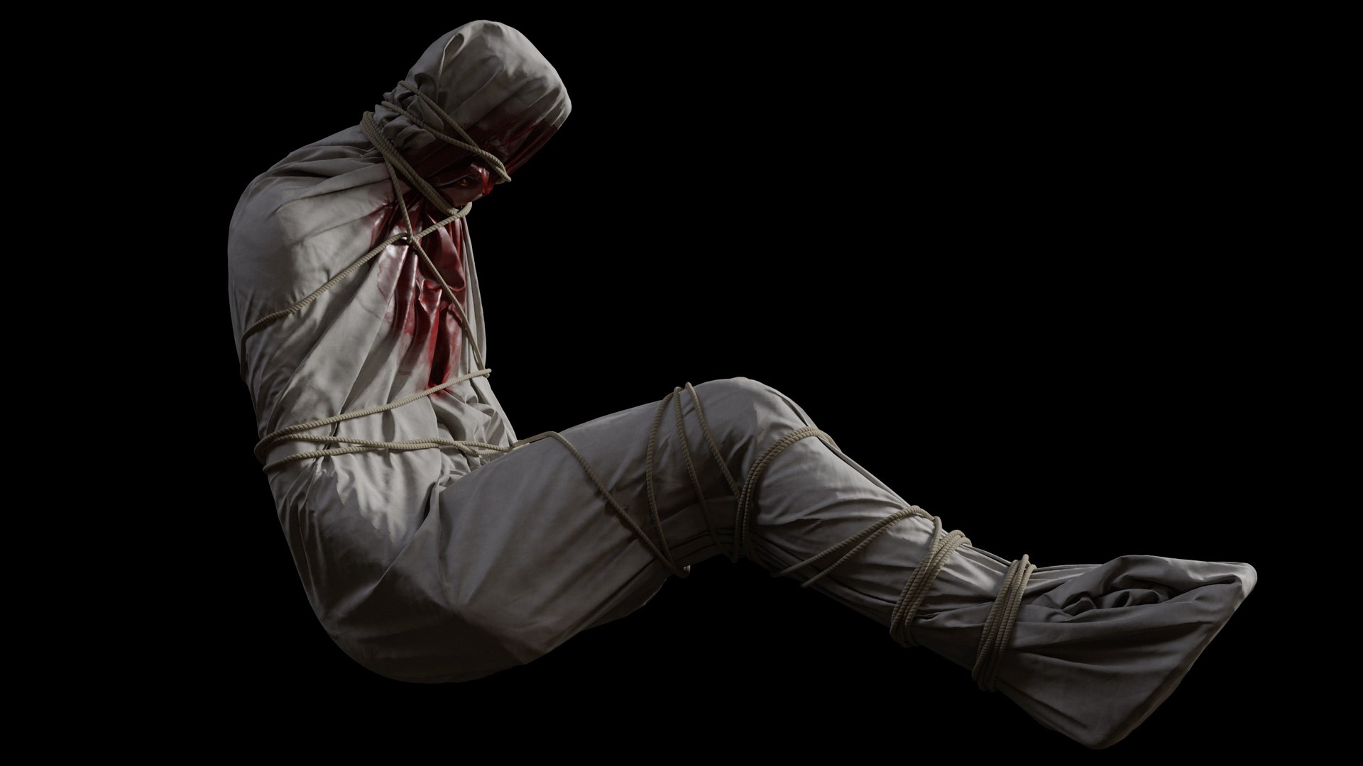 3D Covered Corpse 10 Low-Poly - TurboSquid 2382115