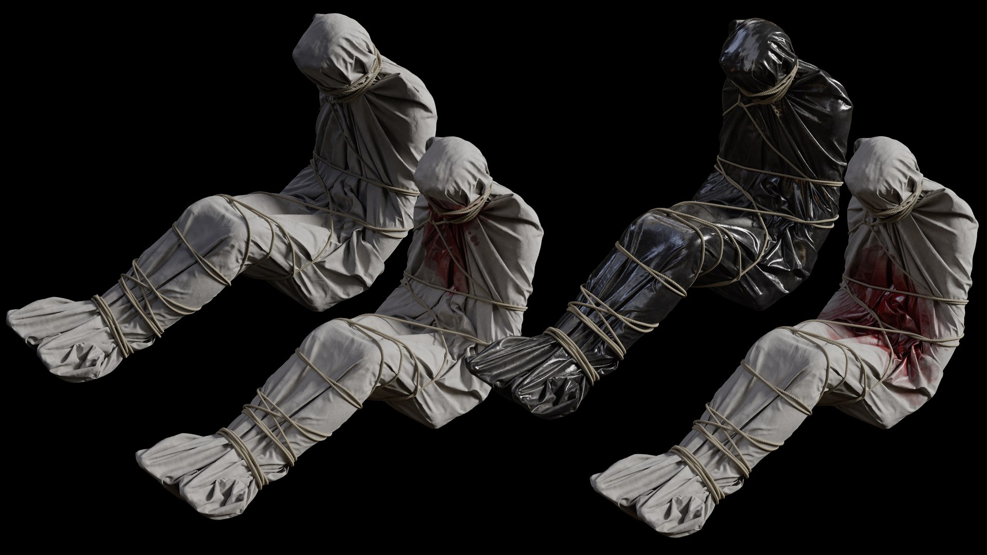 3D Covered Corpse 10 Low-Poly - TurboSquid 2382115