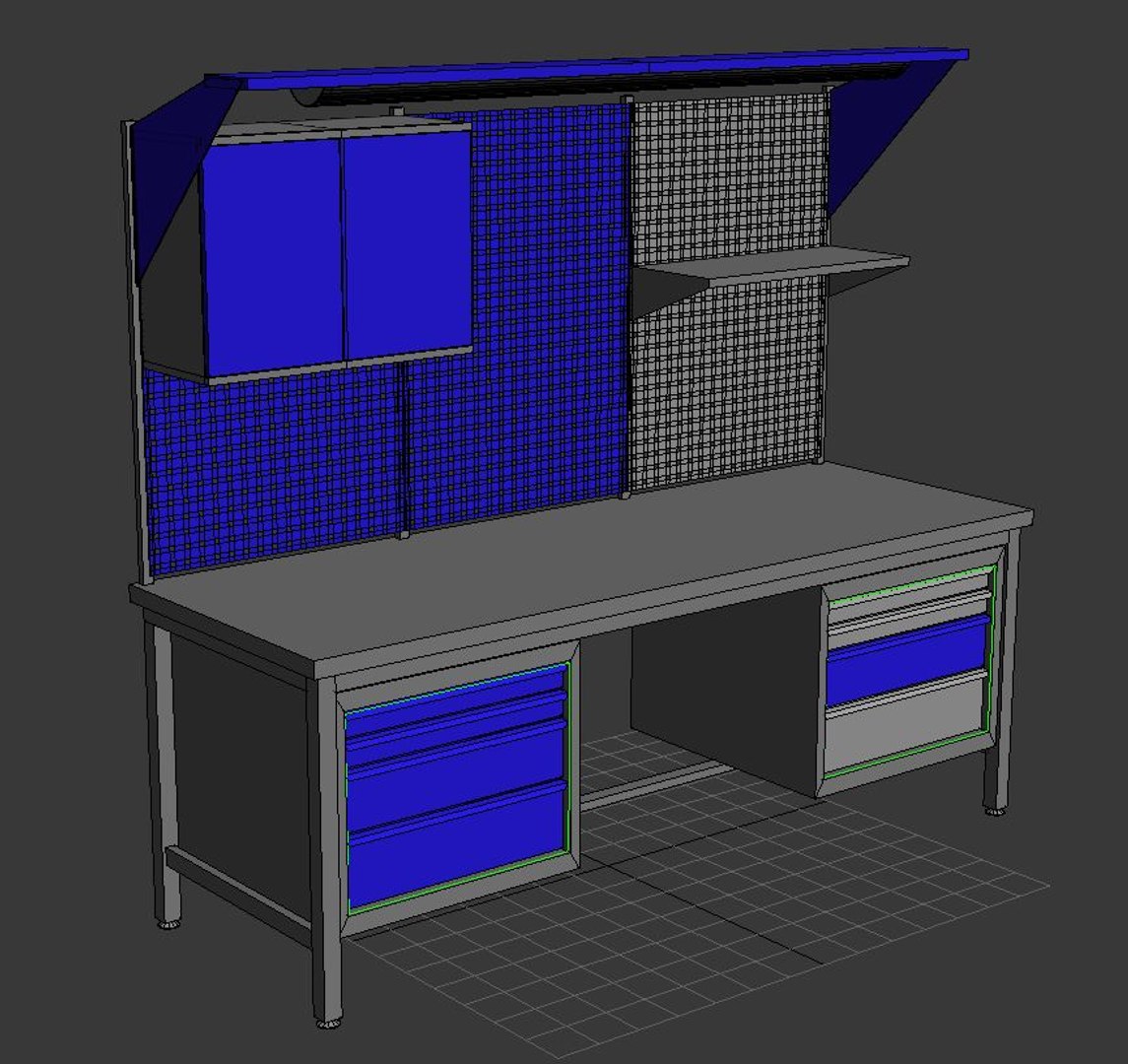 Table Work 3d 3ds