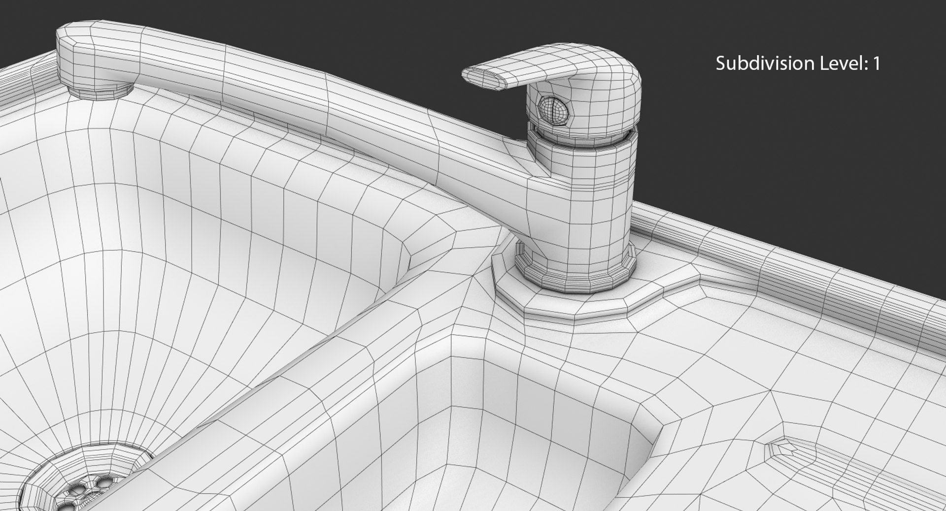 Sink Faucet 3d Max