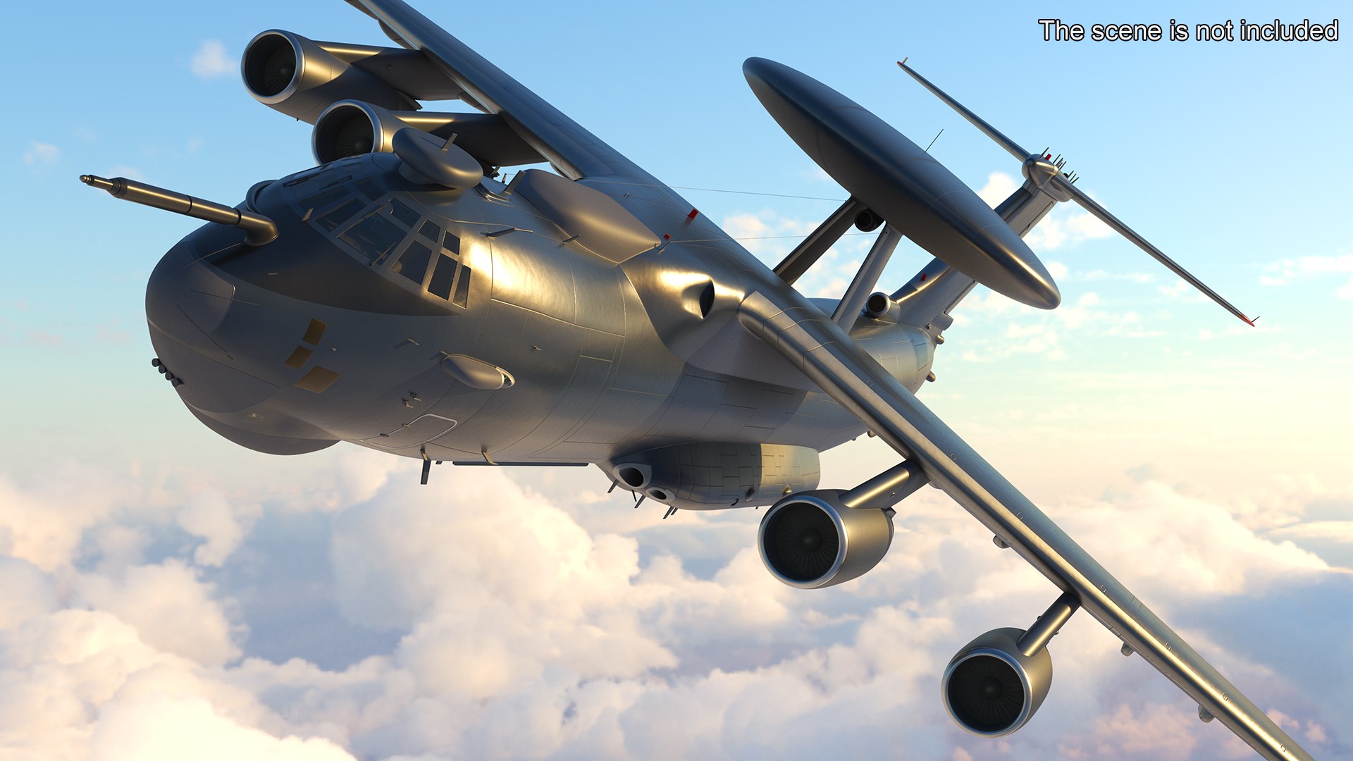 Aerial Reconnaissance Aircraft In Flight 3D Model - TurboSquid 2371443