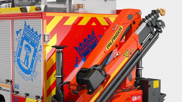 modelo 3d Camión de bomberos Mercedes Benz Atego 1530 aparejado ...