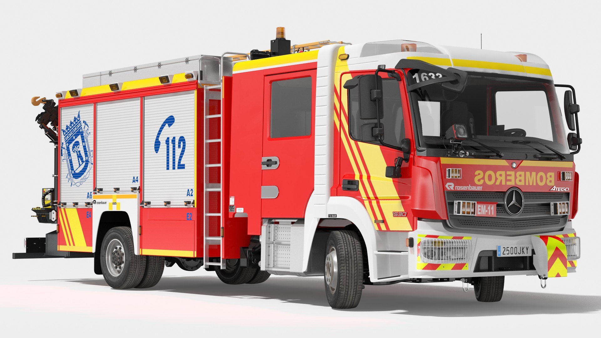 Mercedes benz atego 1530 3D model - TurboSquid 1683463