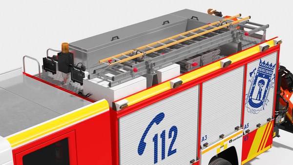 메르세데스 벤츠 Atego 1530 Firetruck Rigged 3D 모델 - TurboSquid 1683463