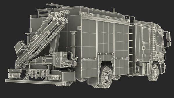 메르세데스 벤츠 Atego 1530 Firetruck Rigged 3D 모델 - TurboSquid 1683463