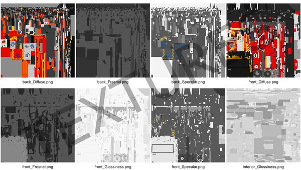 메르세데스 벤츠 Atego 1530 Firetruck Rigged 3D 모델 - TurboSquid 1683463