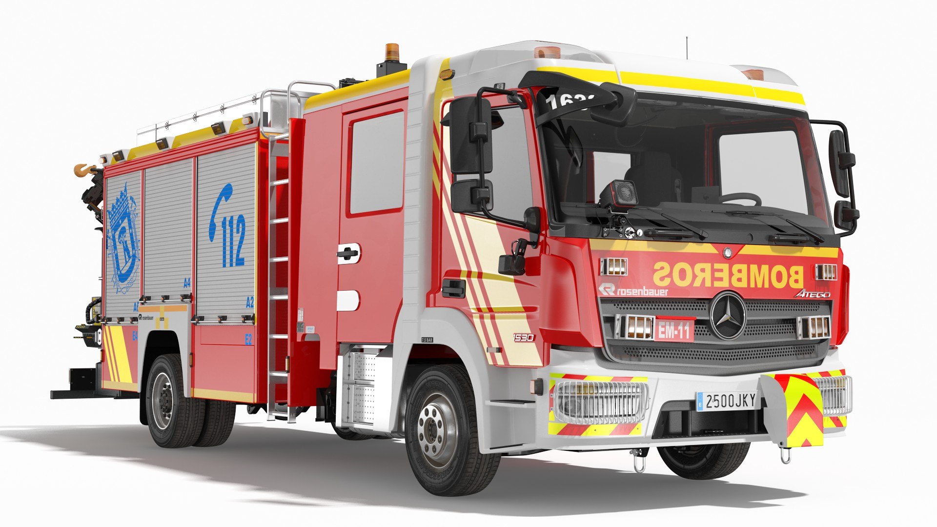 Mercedes benz atego 1530 3D model - TurboSquid 1683463