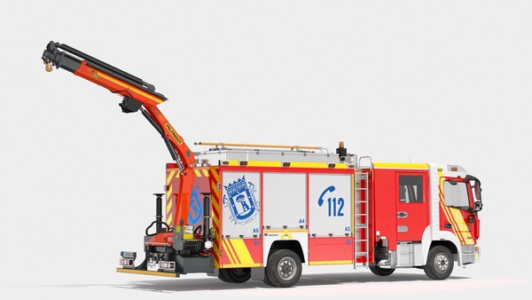 메르세데스 벤츠 Atego 1530 Firetruck Rigged 3D 모델 - TurboSquid 1683463