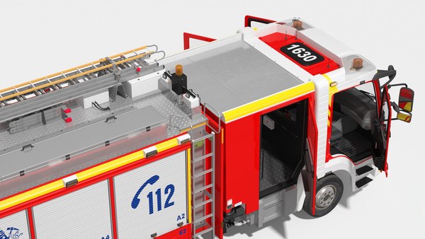 메르세데스 벤츠 Atego 1530 Firetruck Rigged 3D 모델 - TurboSquid 1683463