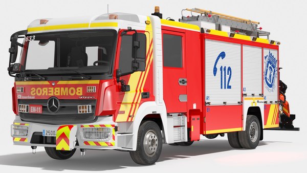 메르세데스 벤츠 Atego 1530 Firetruck Rigged 3D 모델 - TurboSquid 1683463