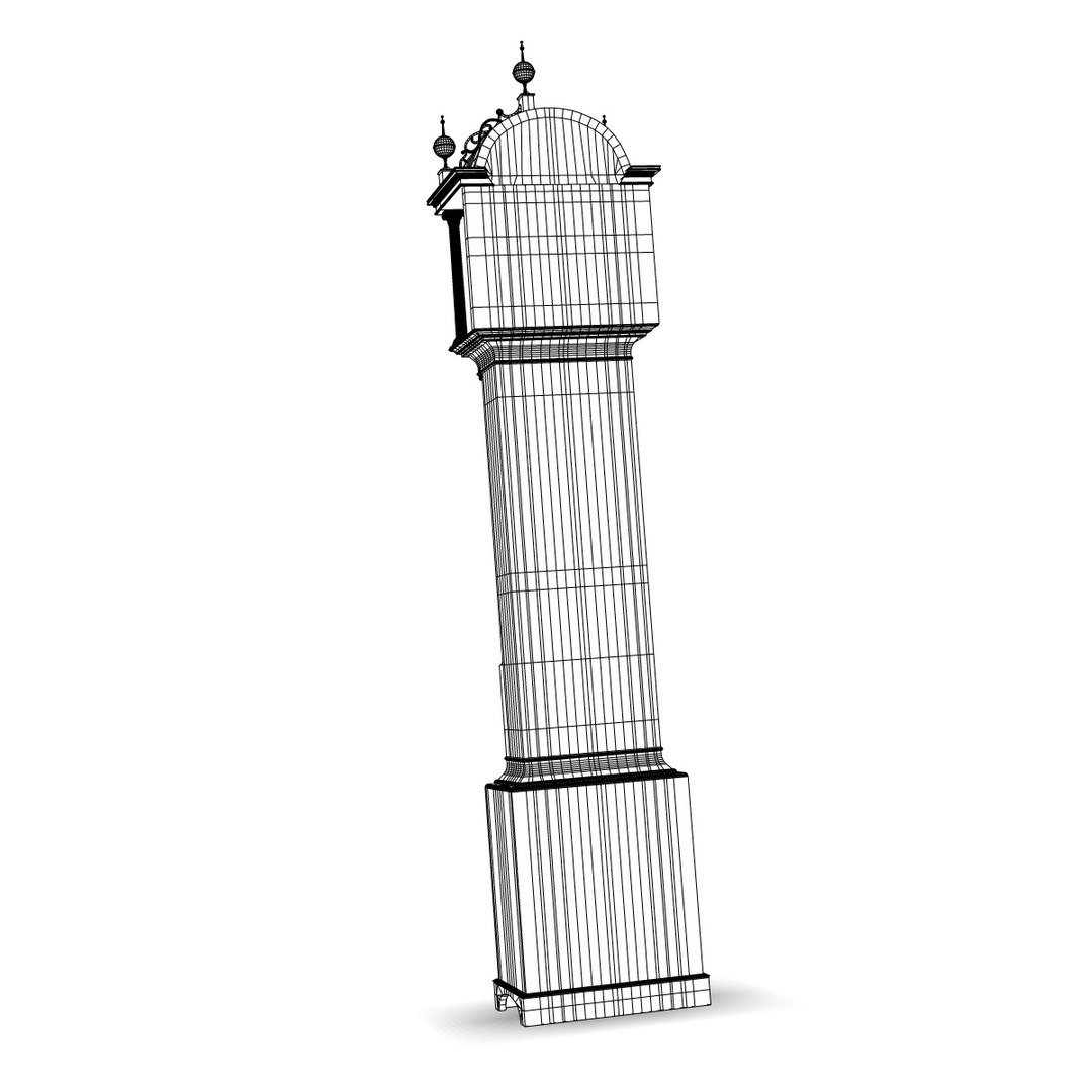 3d Grand Father S Clock