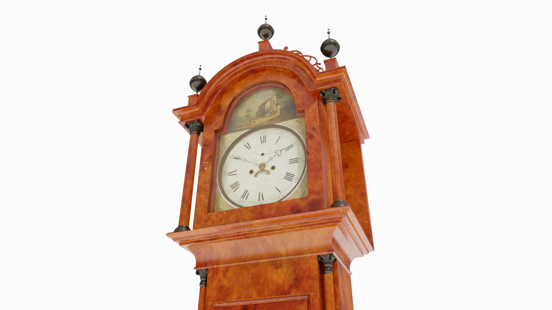 3d Grand Father S Clock