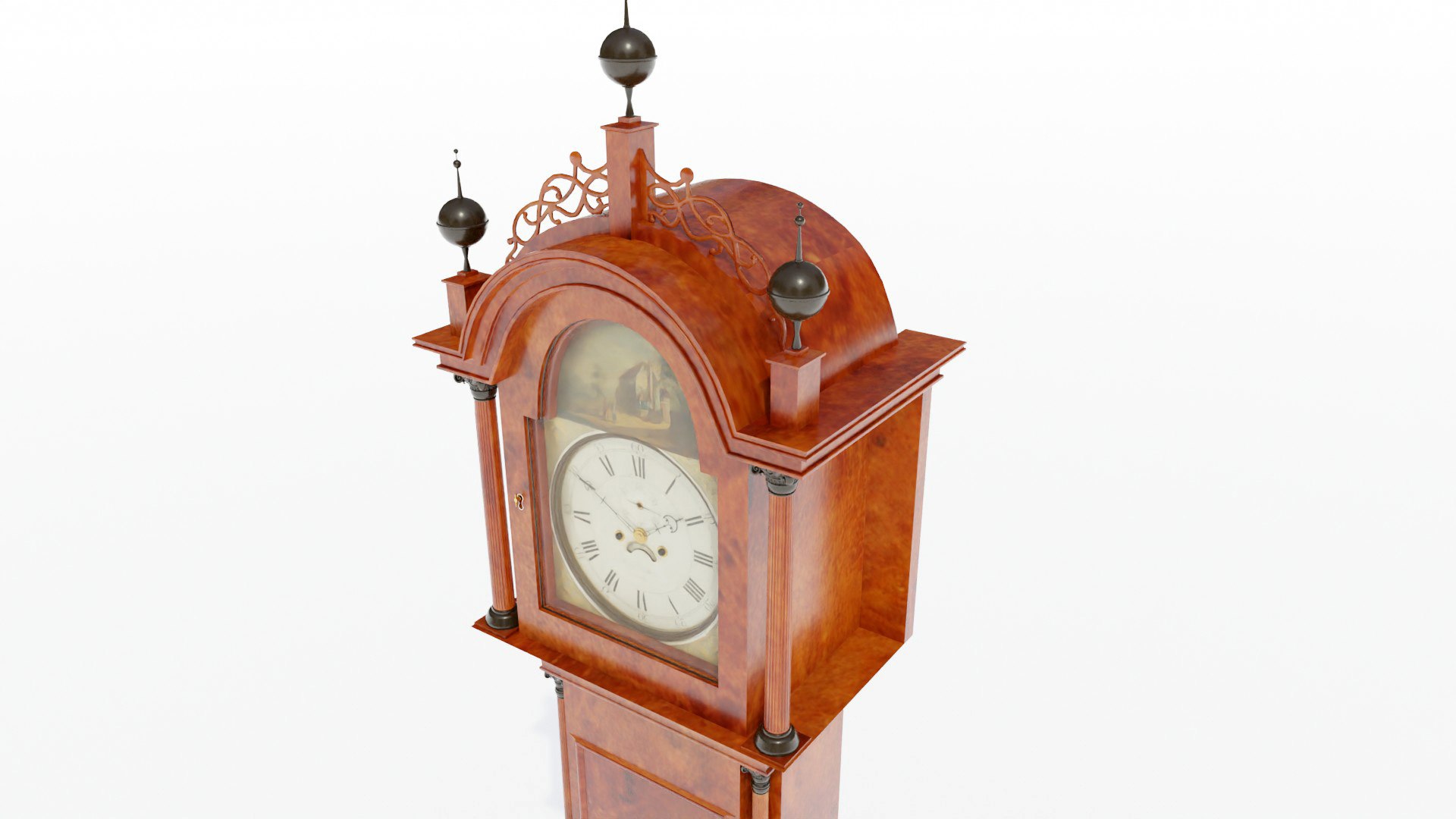 3d Grand Father S Clock