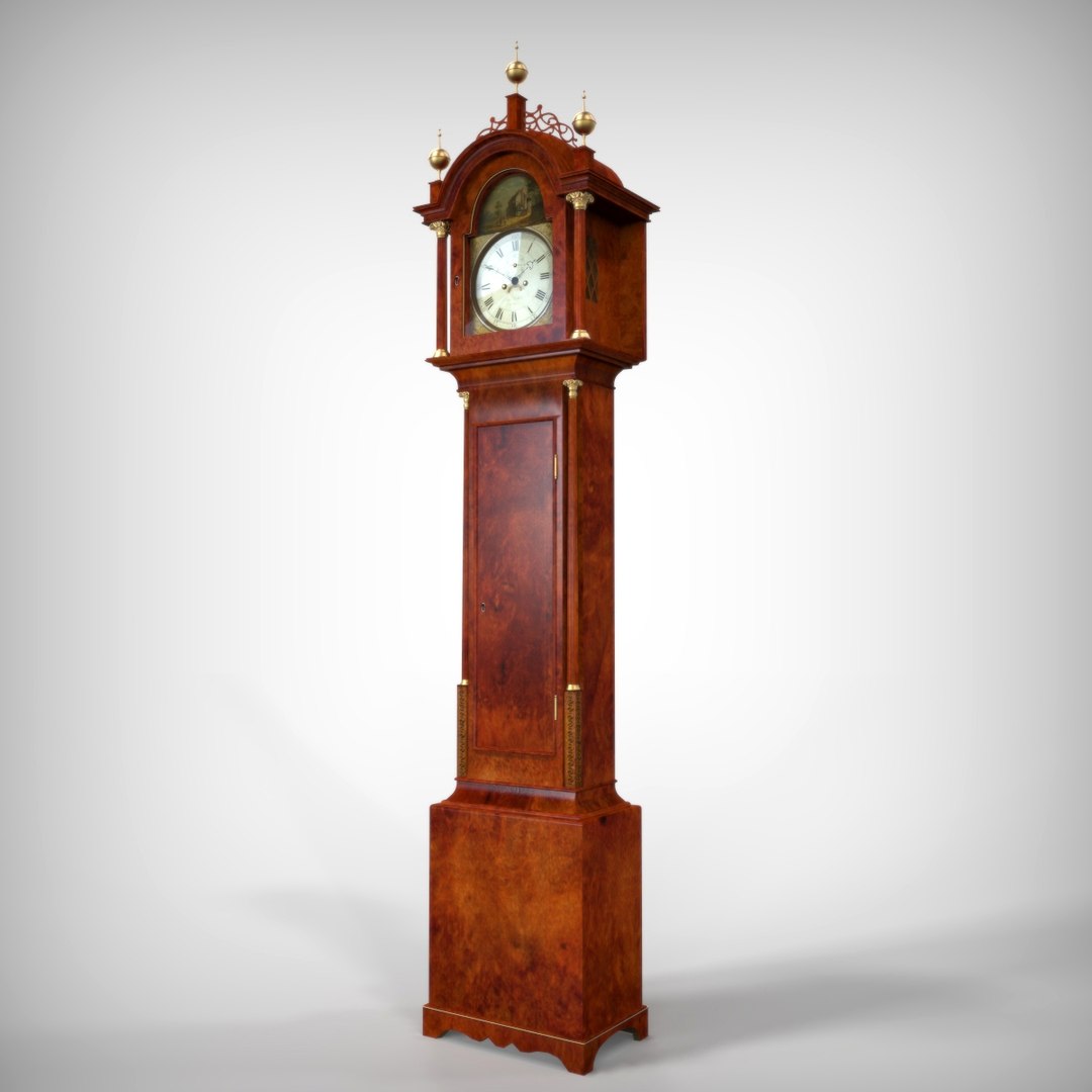 3d Grand Father S Clock