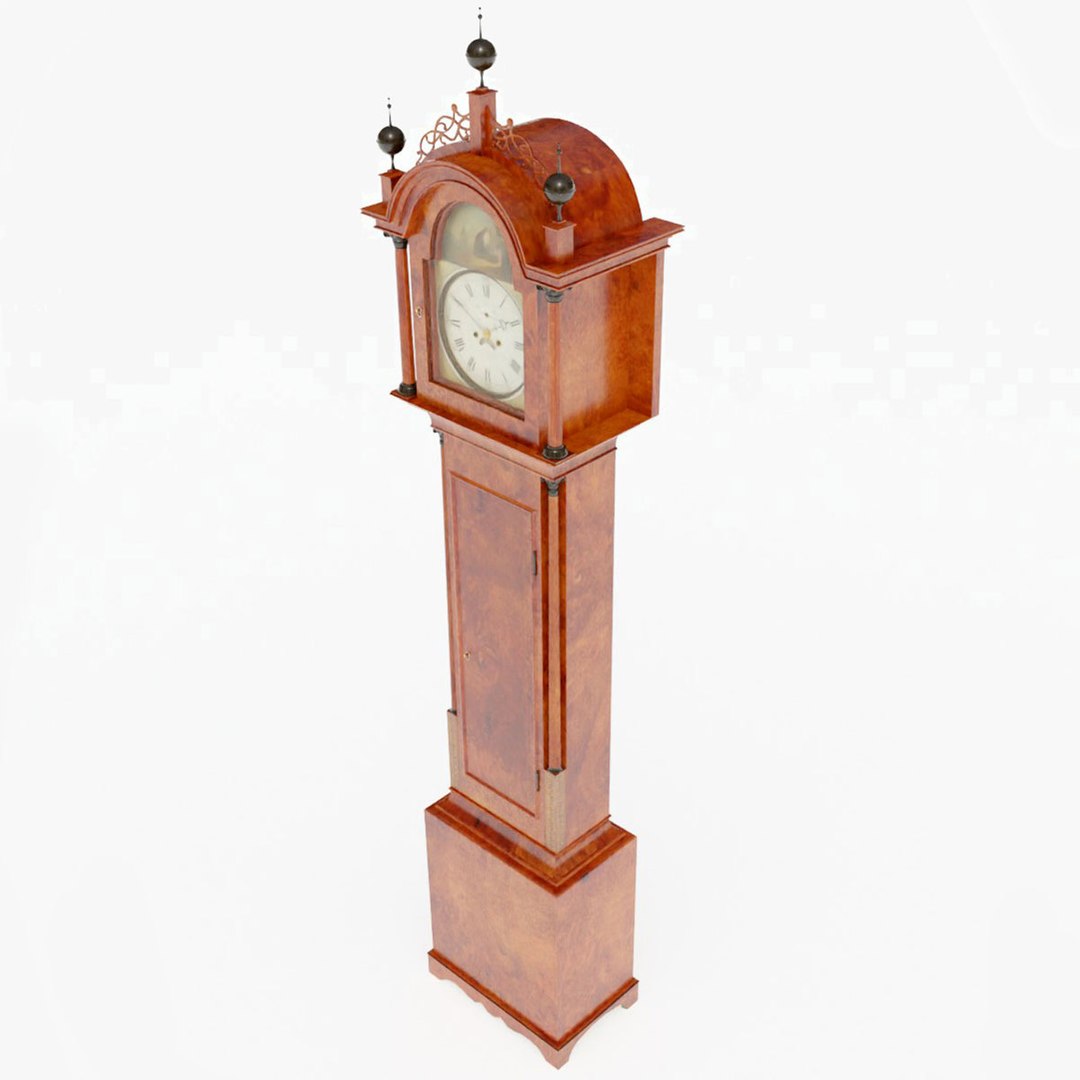 3d Grand Father S Clock