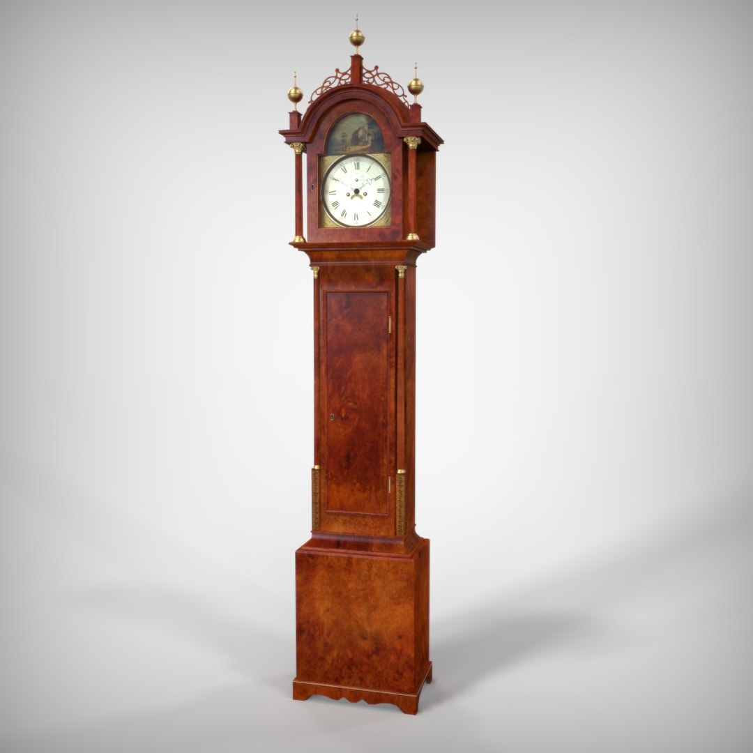 3d Grand Father S Clock