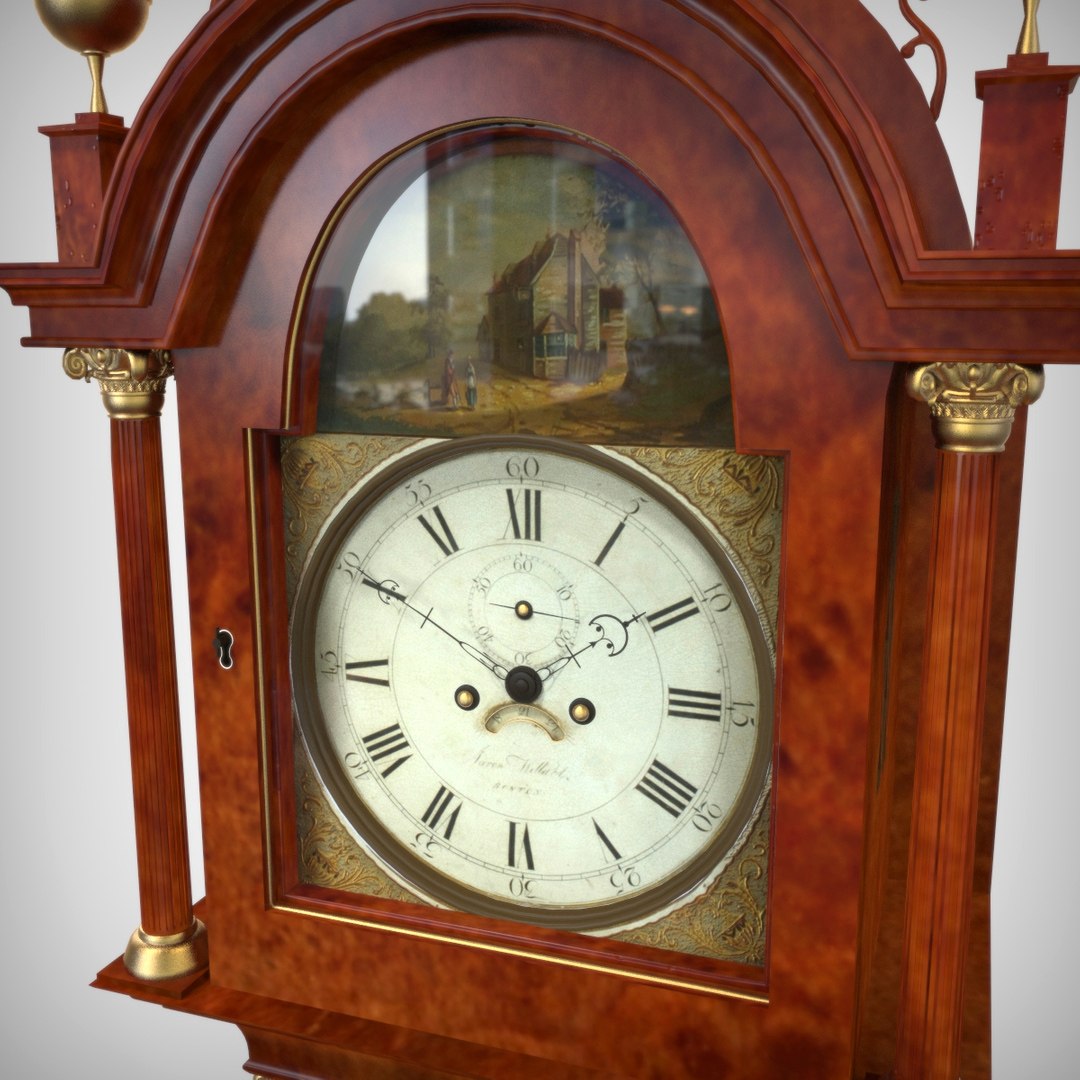 3d Grand Father S Clock
