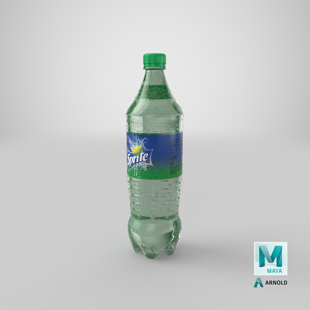 Wet Sprite Bottle 3D - TurboSquid 1755400