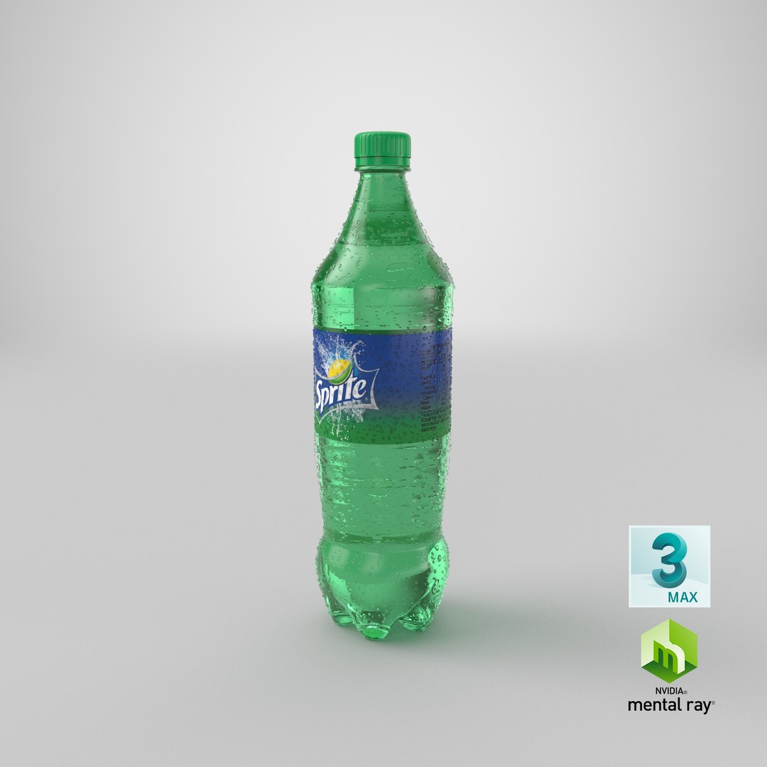 Wet Sprite Bottle 3D - TurboSquid 1755400