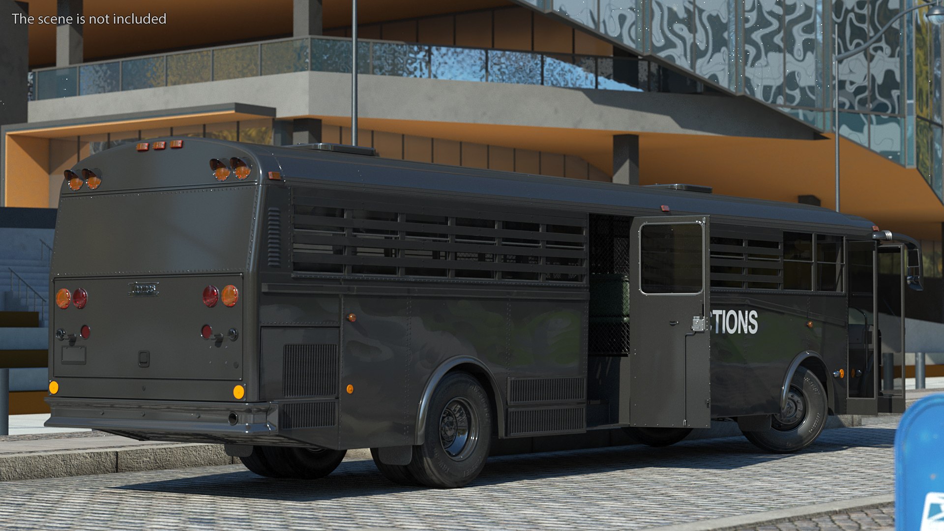3D model prison transport bus thomas - TurboSquid 1706944
