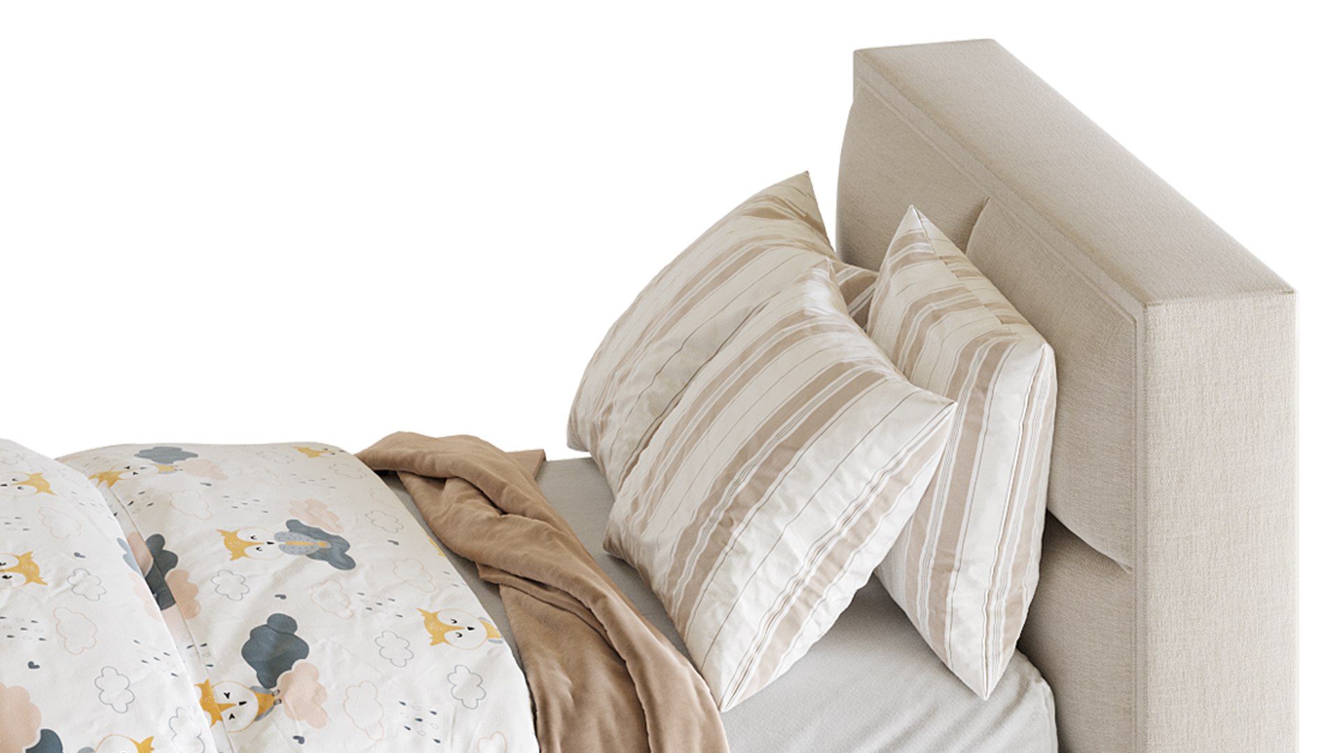 3D Kids Bed KD56 - TurboSquid 2193942